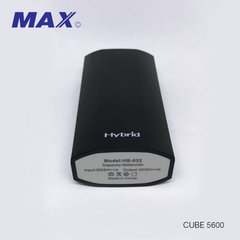 Hybrid Cube Power Bank 5600mWh – MAX Co., Ltd.